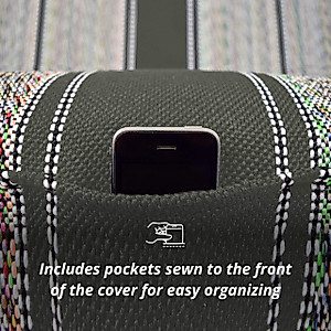 SCU - Universal Bench Seat Cover - Bench Seat Covers for Truck - Black