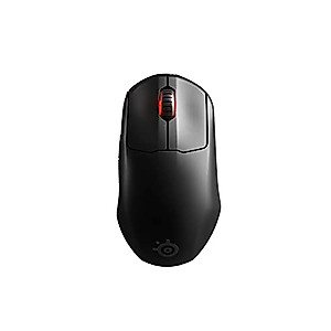 SteelSeries Prime Wireless FPS Gaming Mouse with Magnetic Optical Switches and 5 Programmable Buttons – USB-C – 18,000 CPI TrueMove Air Optical Sensor – Prism RGB Lighting - Black (Renewed)