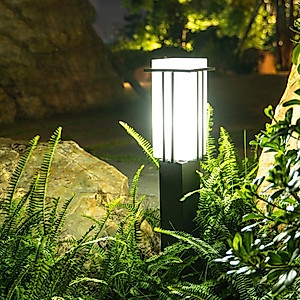 MODEBHD Outdoor Column Light Post Lamp Chinese Lawn Light Garden Light Outdoor Waterproof Garden Villa Street Light Garden Landscape Light Community Grass Lights Traditional Landscape Lighting