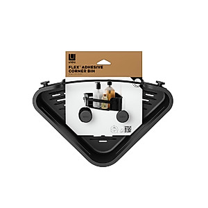Umbra Flex Modern Bathrrom Caddy Bins, Black