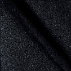 Double Cotton Gauze Black Fabric 100% Cotton 51/52" inches Wide Crinkled Sold by The Yard
