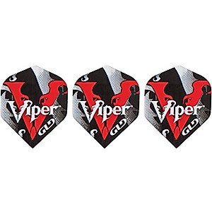 Viper by GLD Products unisex adult Viper Blitz 95 Tungsten Steel Tip Dart Set with Case 28 Grams, Black, 28-Gram US