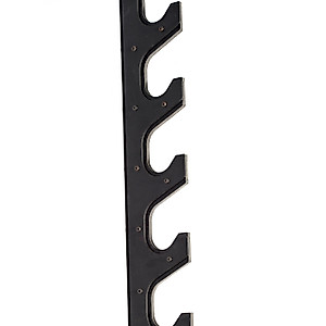 CAP Barbell Horizontal 6 Bar Wall Rack Black