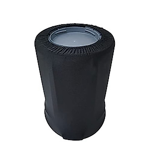 SPANDEX & TABLE LINENS Spandex Stretch Trash CAN Cover 44 Gallon Round with Open Bottom for Dolly