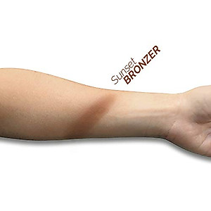 Aesthetica Sunset Bronzer Powder - Matte Bronzing Powder Makeup Contouring Powder - Vegan & Cruelty Free