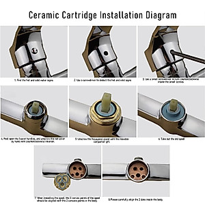 35mm Faucet Valve Replacement Tap Cartridge Ceramic Disc Cartridge For Single Handle Kitchen Basin Bathroom Faucet Parts