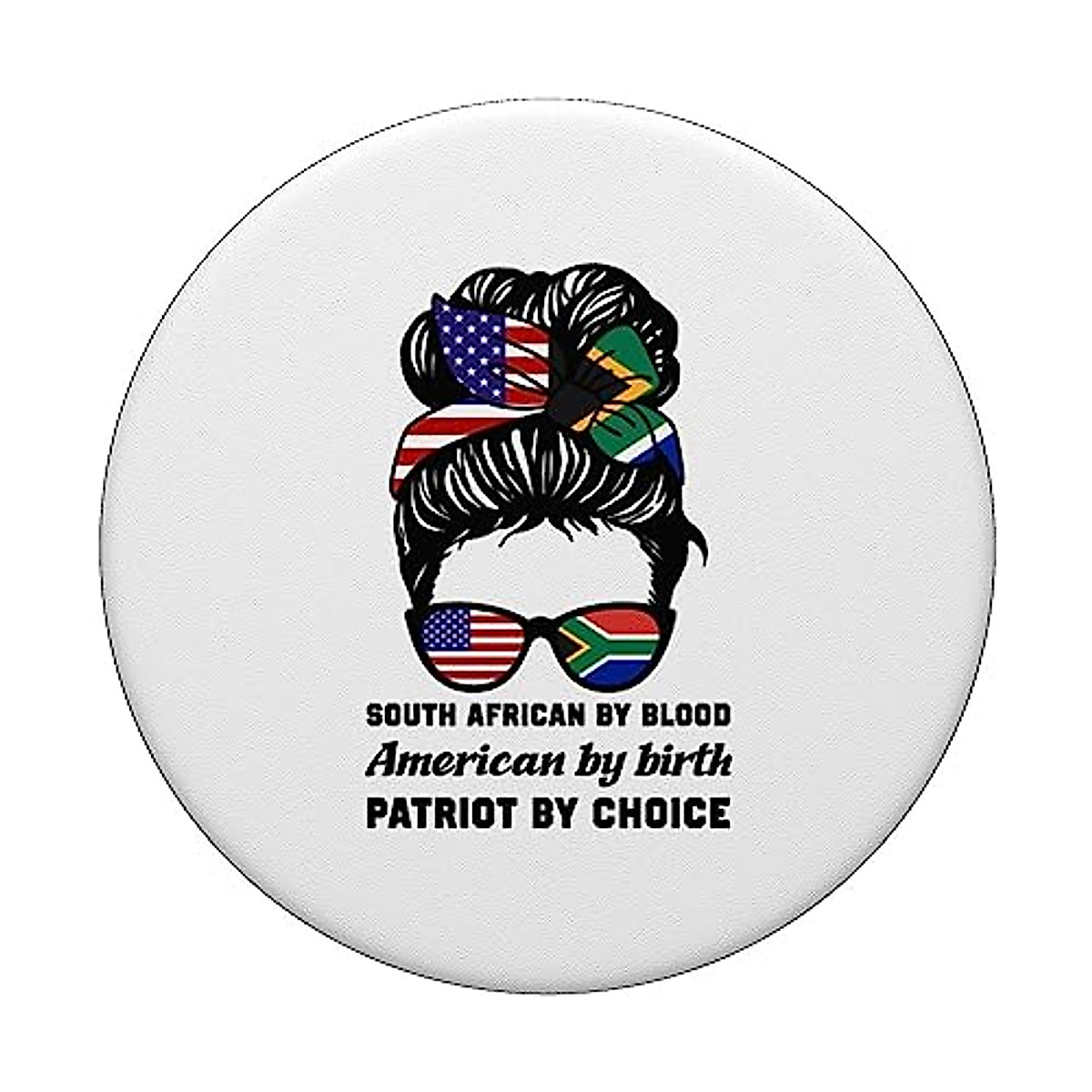South African by blood american South Africa PopSockets Swappable PopGrip