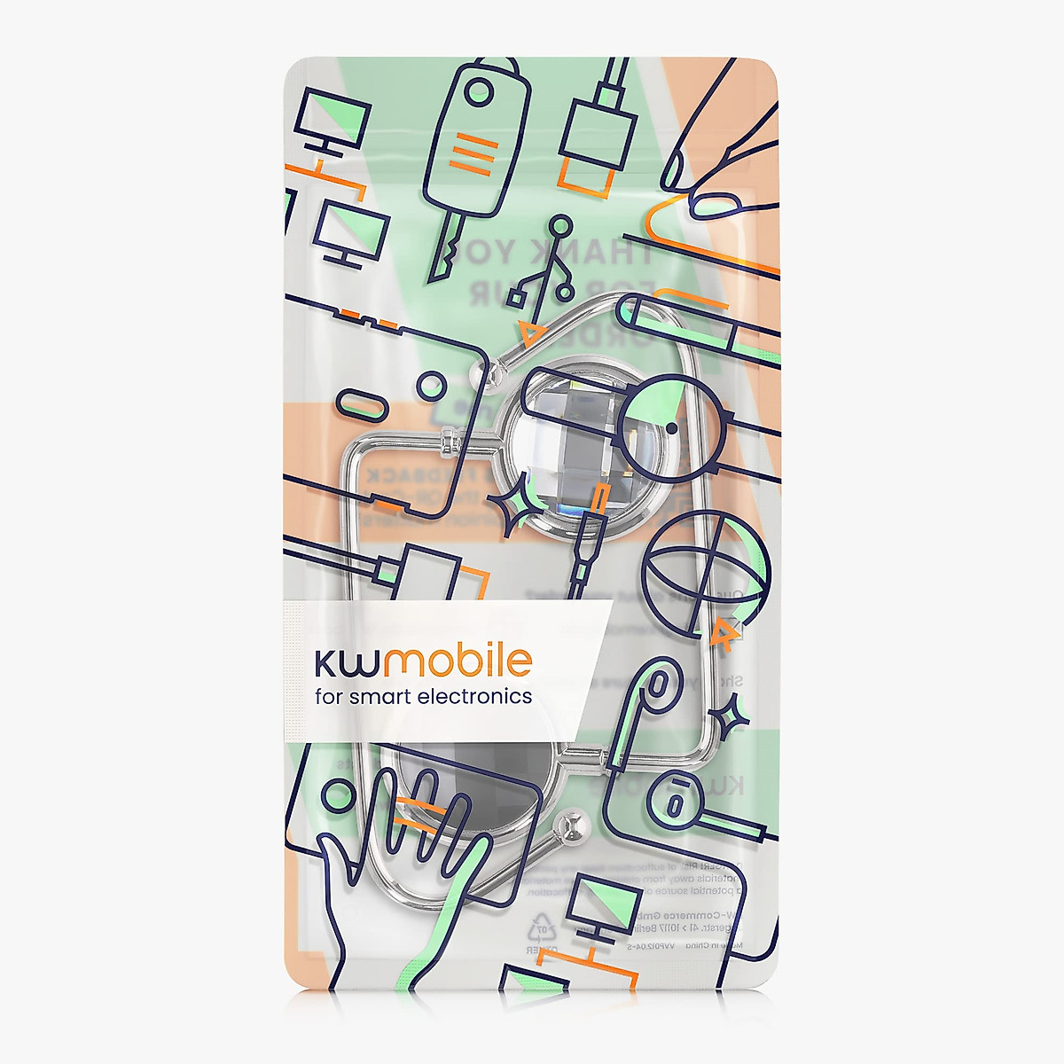 kwmobile Purse Hooks for Table - Set of 2 Handbag Hook Holder Hanger for Tables Desk Restaurants - Diamond Handbag Hook Black/White/Silver