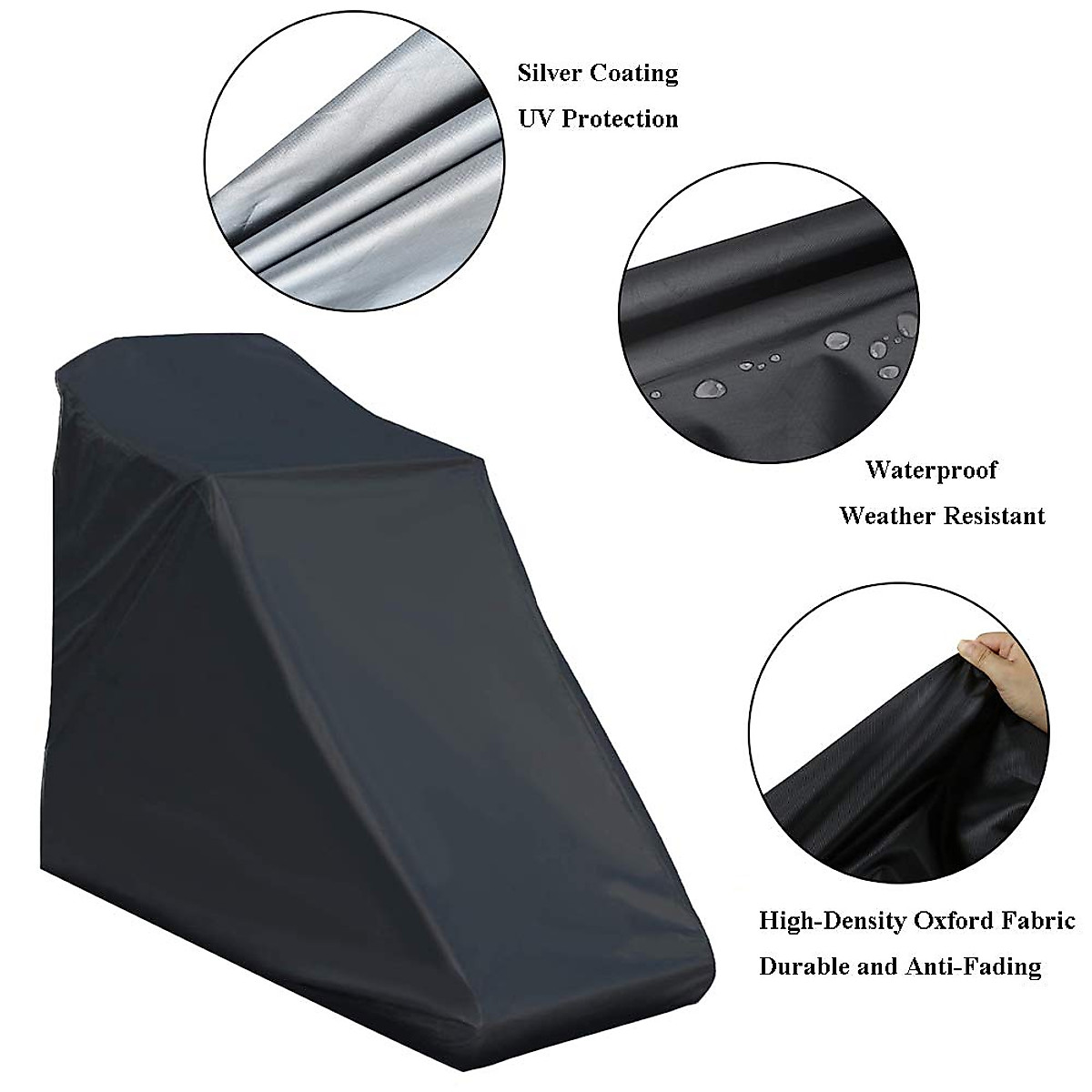 Treadmill Cover Waterproof Outdoor, Flymer Treadmill Cover for Non-Folding Running Machine, All Season Treadmill Covers from Dust
