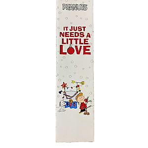 ProductWorks 18-Inch Peanuts Charlie Brown Christmas Tree with Linus Blanket