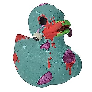 Wild Republic Rubber Ducks, Bath Toys, Kids Gifts, Pool Toys, Water Toys, Zombie, 4"