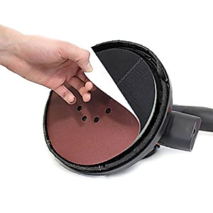 70 PCS 9 Inch Sanding Disc Hoop and Loop Sanding Disc Self Stick 8 Hole Sandpaper Discs Assorted 60/80/120/150/180/240 Grit for Drywall Sander