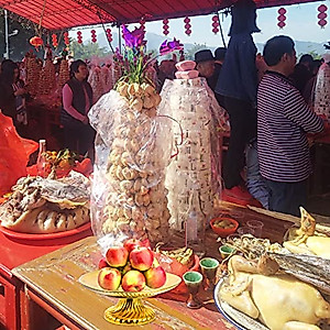 BESPORTBLE Golden Fruit Dish 2 Pcs Buddhist Offering Plates Sacrificial Fruit Tray Tribute Food Bowls Dish Religious Blessing Snack Tray Aromatherapy Tray for Altar Rituals Supplies Offering Bowls