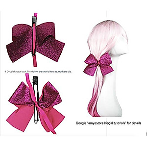 HipGirl Gift Wrapping Supplies - 2ct DIY Hair Bow Maker Hands Free Tool - Make Christmas Bows for Gift Wrapping Yourself. Make the Christmas Wrapping Gift Bows for Christmas Presents Easily