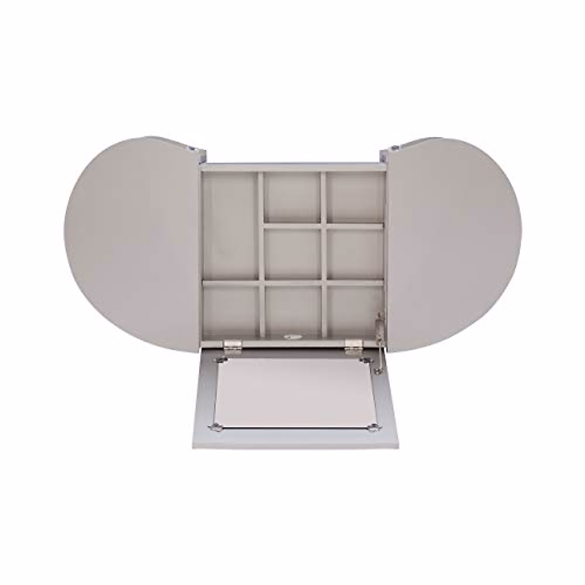 Linon Paloma Vanity Set, 30" x 40.5" x 19.25", Silver