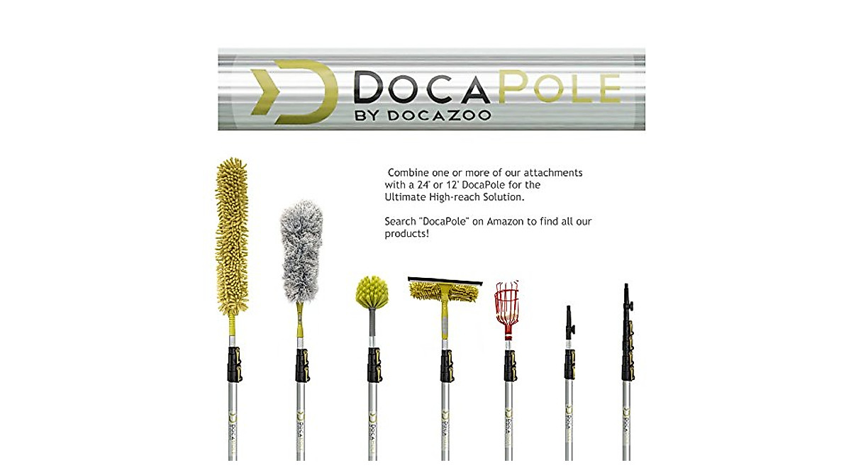 DocaPole Light Bulb Changer for Easy High Ceiling Access