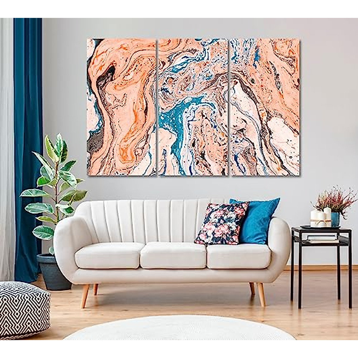 Creative Mixing Acrylic Paints Canvas Print 1 Panel / 36x24 inches