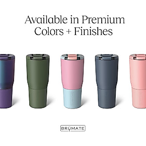 BrüMate Nav 25oz 100% Leak Proof Insulated Travel Tumbler with Magnetic BevLock™ Lid - Double Wall Cup-Holder Friendly Stainless Steel Mug (Capri Floral)