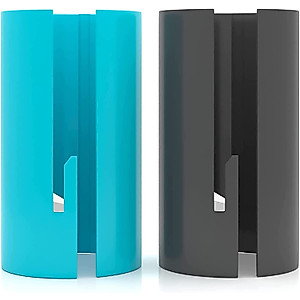 2 Pcs Wrapping Paper Cutter, Gift Wrap Cutter, Portable Sliding Wrapping Paper Roll Cutter Tool Gift Packaging for Christmas Xmas