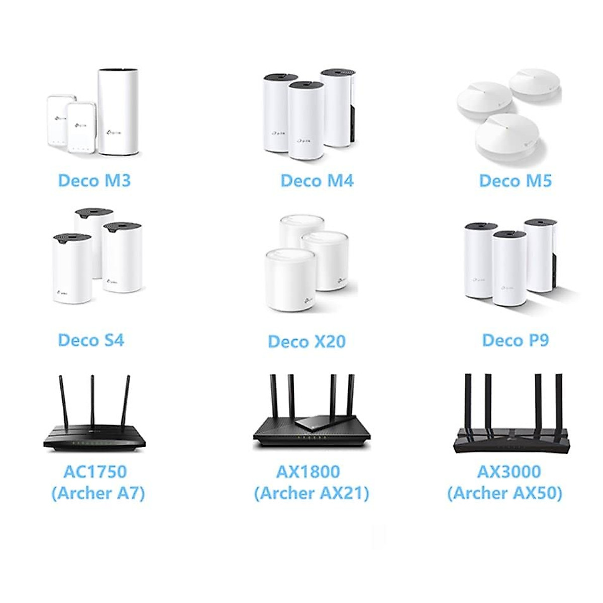 T POWER 12V Charger for TP-Link Deco Tri Band Mesh WiFi System S4, M3, M4, M5, M9, X20 X55 X60 XE75 X90 S4 M5 AX21 AX3000 AX3600 AX6600 AXE5400 Ac DC Adapter Power Supply Cord