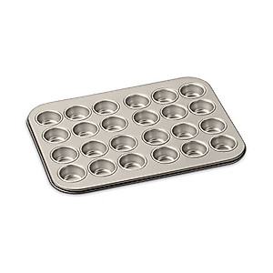 Cuisinart Chef's Classic Non-Stick 24-Cup Mini Muffin Pan-Bronze
