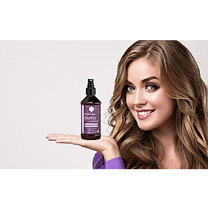 Arganatural Hair Leave In Conditioner & Detangler with Thickening Biotin, 8 fl oz Spray Bottle, Helps Fortify Weak Thinning Hair