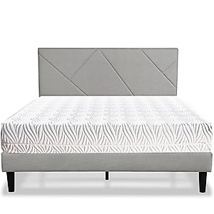 FTOPBTB King Size Mattress, 10 Inch Gel Memory Foam Mattress for Cool Sleep & Pressure Relief, Medium Firm Mattresses in a Box, Made in USA, CertiPUR-US Certified (King)