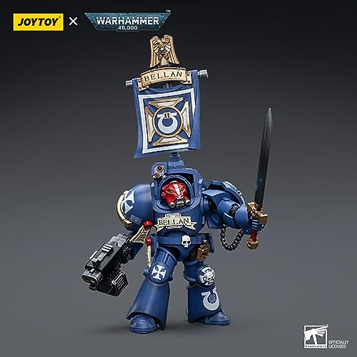 JoyToy Warhammer 40K 1/18 Action Figure Mecha Joy Toy Model Toys Ultramarines Terminators Sergeant Bellan