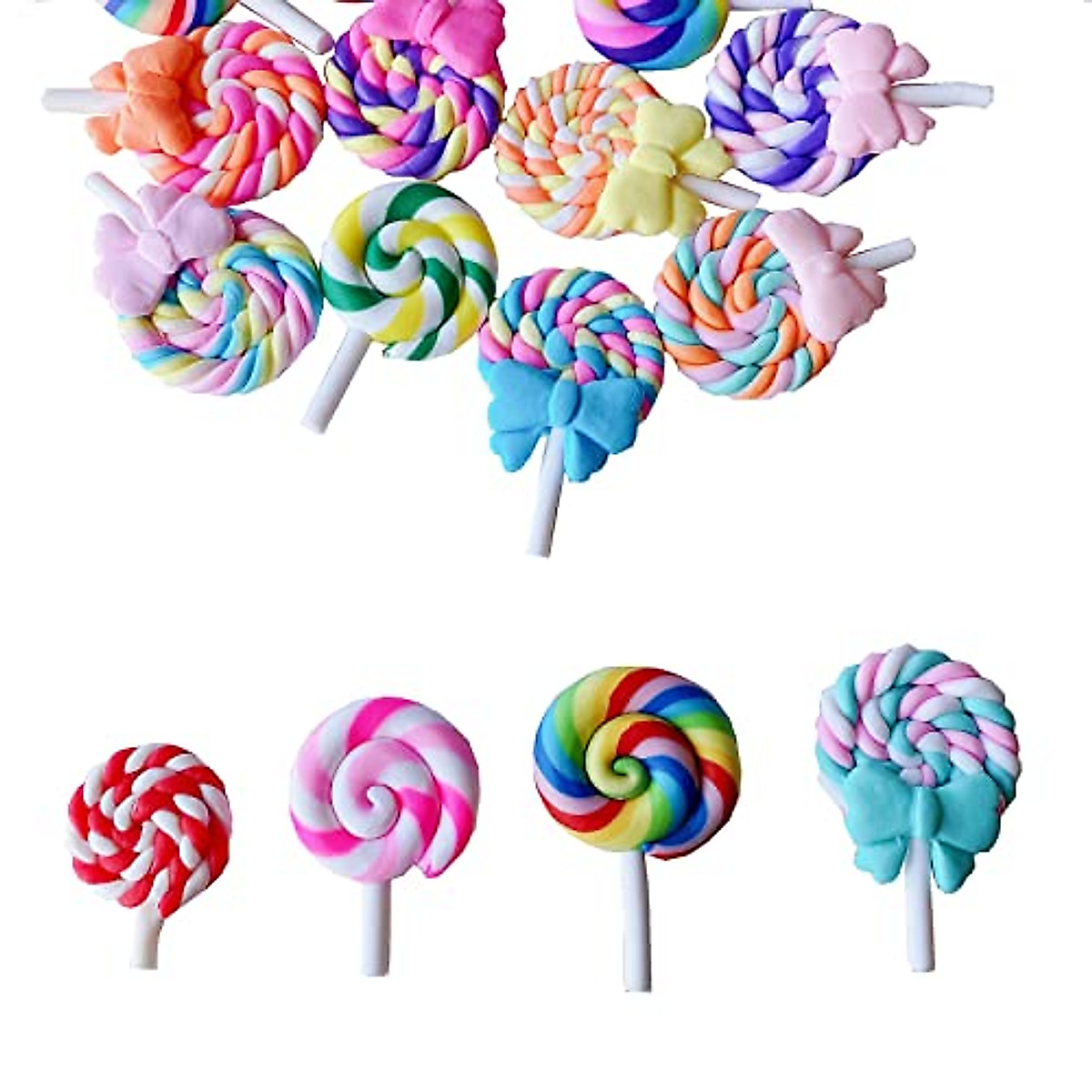 200 Pcs Charms Cute Set, Mixed Resin Charms Bulk Set Ornament Scrapbooking (200)