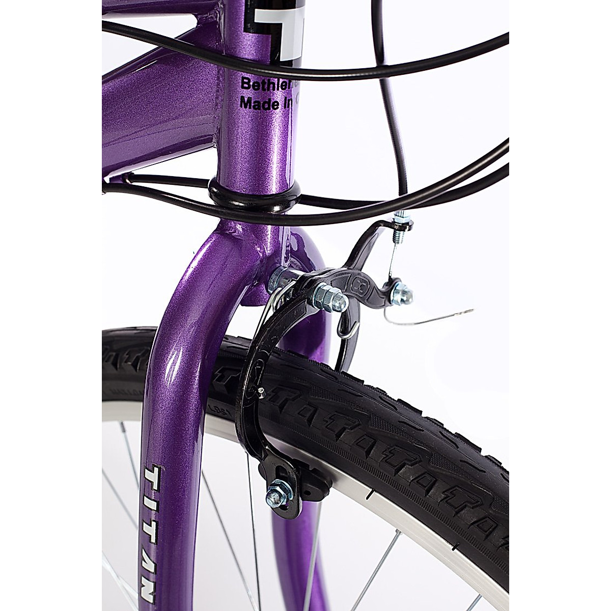 Titan Wildcat Ladies Mountain Bike (Purple/Black, 26-inch)