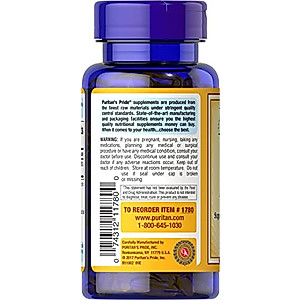 Puritan's Pride Vitamin E-1000 IU 50 SFTGLS
