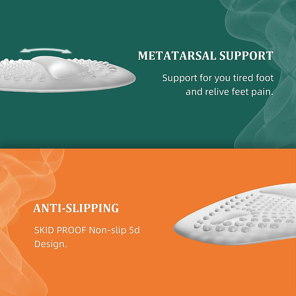 Metatarsal Pads,Ball of Foot Cushion for Pain Relief and Comfort.
