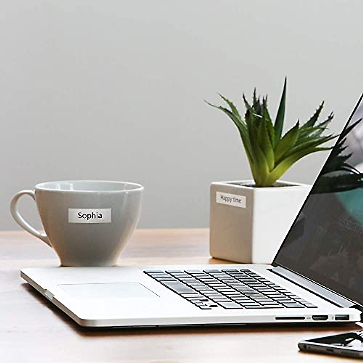 2-Pack White + 2-Pack Clear Compatible with Brother TZe-231 TZ-131 Laminated P-Touch Label Maker Tape 12mm 0.47 Inch for PT-D210 PT-D200 PT-D400 PT-1280, 26.2 Feet 8m