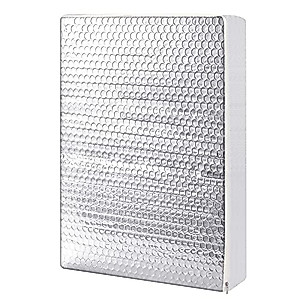 YUNVI RV Vent Insulator 14 x 22 x 3” RV Skylight Covers, Non-slip RV Vent Pillow Camper Skylight Shade with Reflective Surface for Vent Inside Camper Trailer