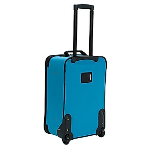 Rockland Fashion Softside Upright Luggage Set, Turquoise, 2-Piece (14/19)