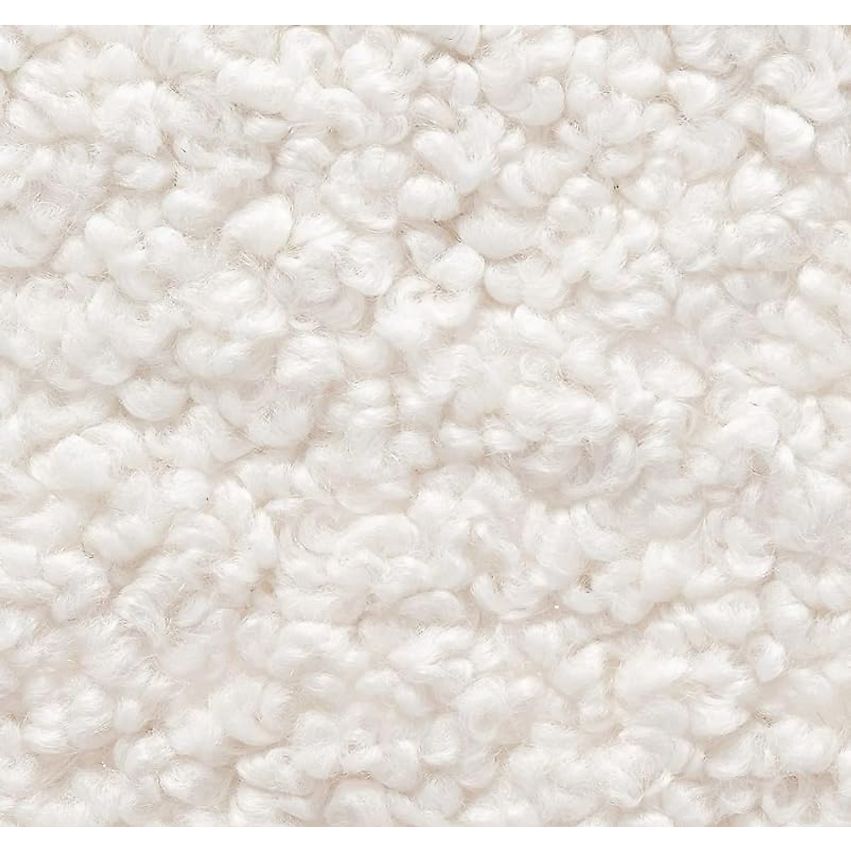 Zesthouse Boucle Shoe Bench Entryway with Storage, Upholstered Bench for Bedroom End of Bed, Metal Shoe Rack for Closet Hallway Doorway Living Room Mudroom, White