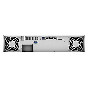 Synology RackStation RS1219+ iSCSI NAS Server with Intel Atom 2.4GHz CPU, 8GB Memory, 32TB HDD Storage, DSM Operating System
