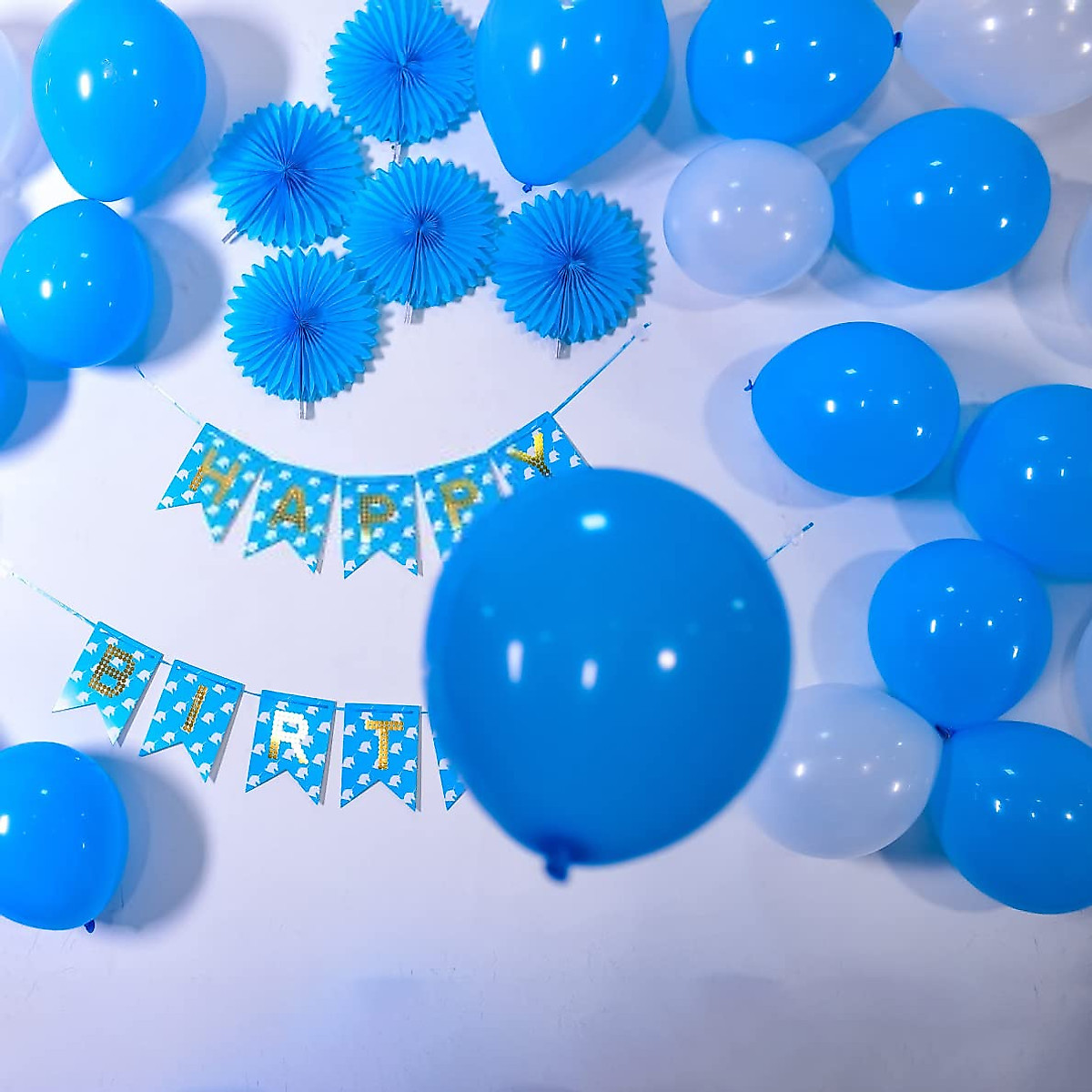 Royal Blue Balloons 18 12 5 Inch, 85pcs Royal Blue Balloon Garland Arch Kit Different Sizes Latex Birthday Party Balloons Baby Shower Graduation Decorations Gender Reveal Balloons