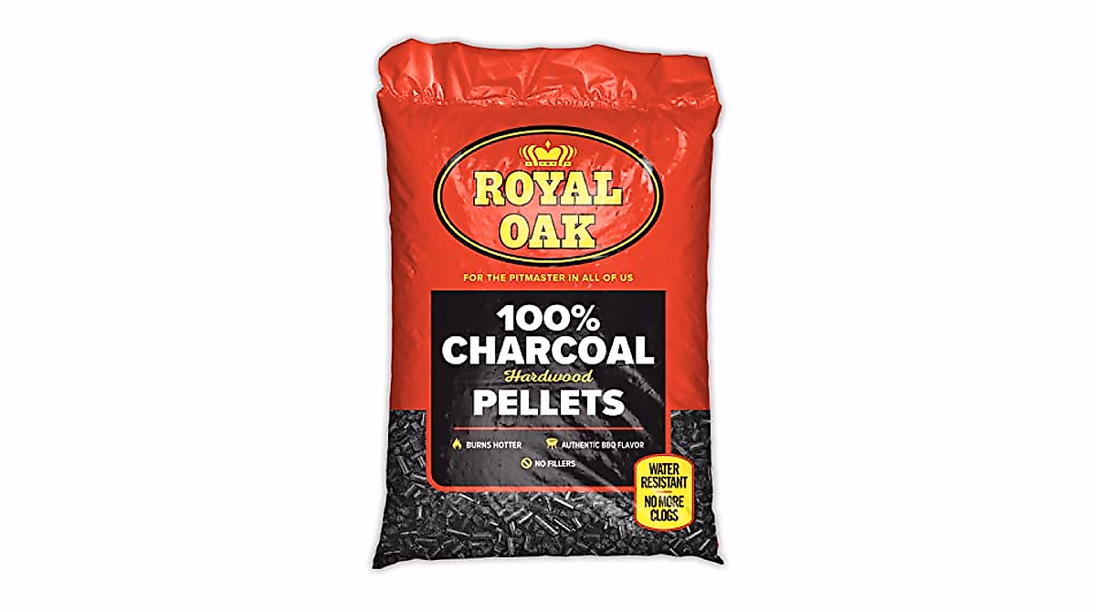 Royal Oak 100 Percent Hardwood Charcoal Pellets for Real BBQ Flavor ...