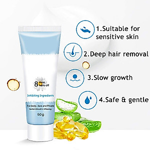 Hair Remove Cream Depilatory Cream for Normal Skin,Hair Remover Legs Face Eyebrows Bikini,Skin Hair Cleaner for Women Men 50g