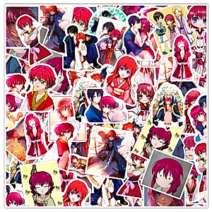 30 Pcs Stickers Aesthetic Pack Decals Yo.na Label D.awns Waterproof Animes Vinyl Removable Bike Funny Water Bottle Book Luggage Phone Gift for Kids Friends Boy Girl Family