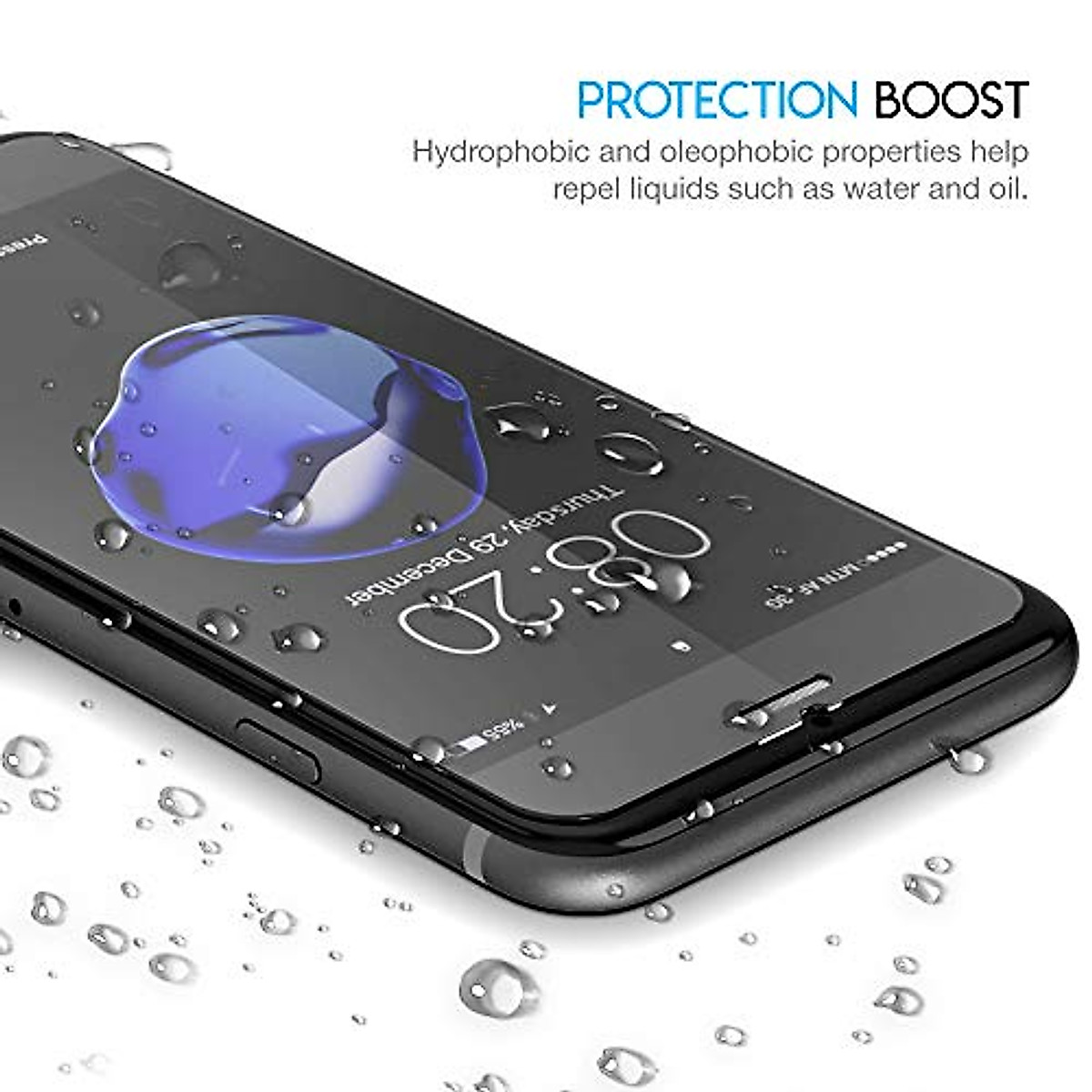 Purity Glass Screen Protector for iPhone 8 / iPhone 7 / SE 2020 (3-Pack) [w/Installation Frame] Tempered Glass Screen Protector Compatible with Apple iPhone SE 2nd Gen, 8, 7 (4.7-in) [Case Friendly]