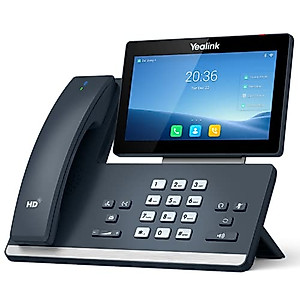 Yealink T58W Pro Smart Business Phone Android 9 with Bluetooth Wireless Handset Not Included Power Adaptor
