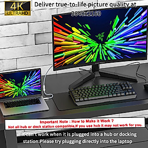 Jasput USB C to Mini DisplayPort Adapter,USB-C to Mini Displayport Cable 4K@60Hz & Nylon Compatible with MacBook Pro 2016-2023/Air,ChromeBook Pixel,IPad Pro2018-2020,Galaxy S8-S23 More