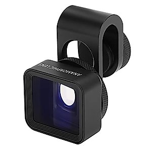 1.33X Anamorphic Lens for iPhone for Android, Wide Screen Deformation Filmmaking Lens, Video Maker Universal Optical Phone Lens