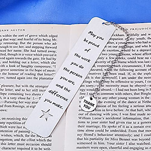 Thank You Gifts for Women Bookmarks for Book Lovers Coworker Christmas Gifts Employee Appreciation Gifts from Boss Lady Gifts for Women Retirement Gifts for Men Going Away Gift for Coworker Goodbye