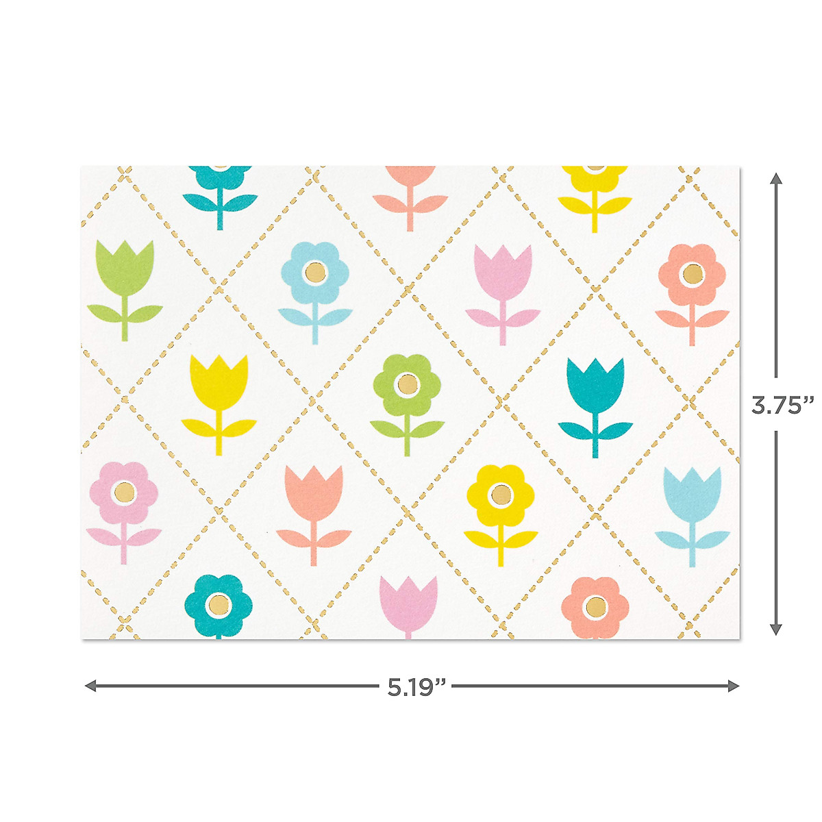 Hallmark Easter Cards, Blank Cards Assortment (24 Cards with Envelopes, Spring Flowers and Butterflies)