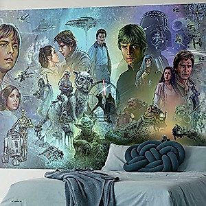 Star Wars Original Trilogy Blue Peel & Stick Wall Mural by RoomMates, RMK11456M