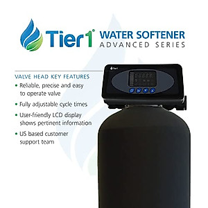 Tier1 48,000 Grain High Efficiency Digital Whole House Water Softener - Advanced Series