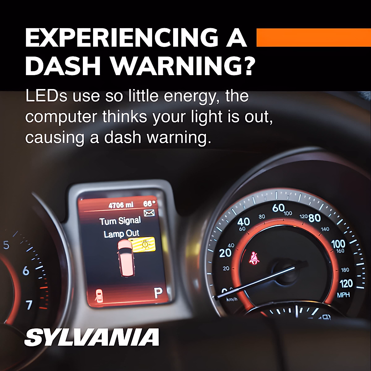 SYLVANIA - Load Equalizer - Interior Lights Load Equalizer for LED Light Bulbs, Corrects Hyper Flash & Bulb Out Warning (Pack of 2) - 5 Watt (at 12.8V)